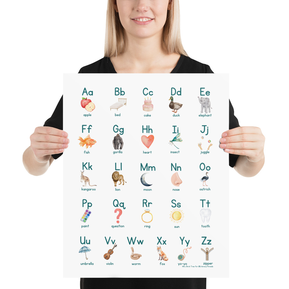 ABC Phonics Chart Poster: A Fun and Interactive Learning Tool for Early ...